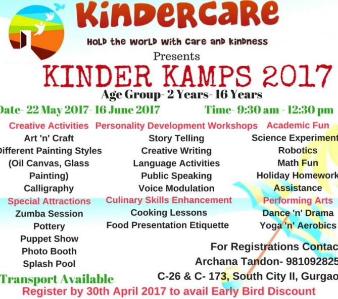 Kinder Care, the place to be this summer