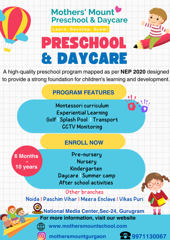 Mothers' Mount Preschool & Daycare Centre Details, Fees, Discount ...