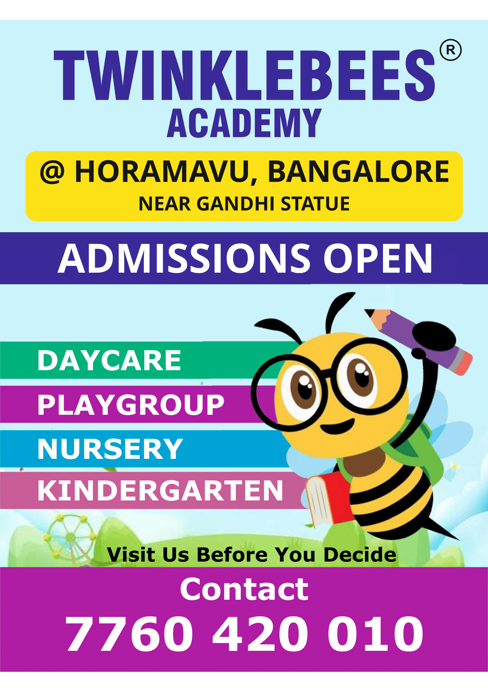 Twinkle Bees Academy Preschool Centre Details, Fees, Discount, Reviews ...