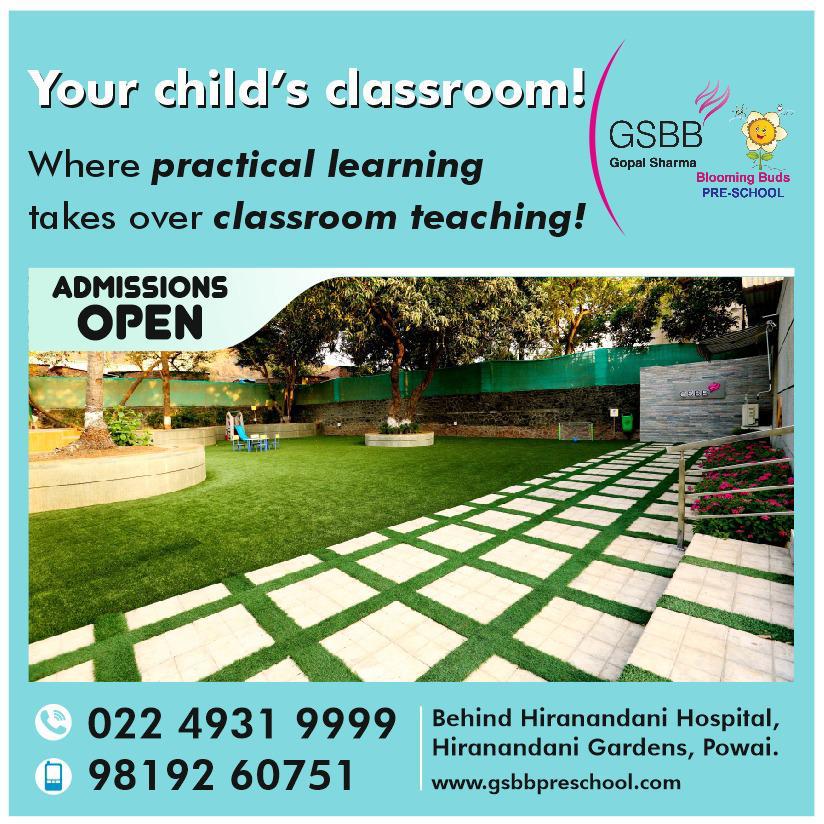GSBB Powai Preschool Centre Details, Fees, Discount, Reviews, Contact ...
